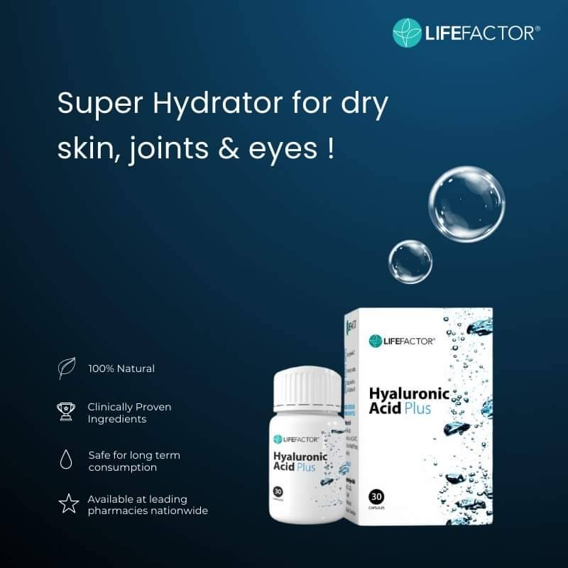 Life Factor Hyaluronic Acid Plus 30 Caps - a formulated blend of ...