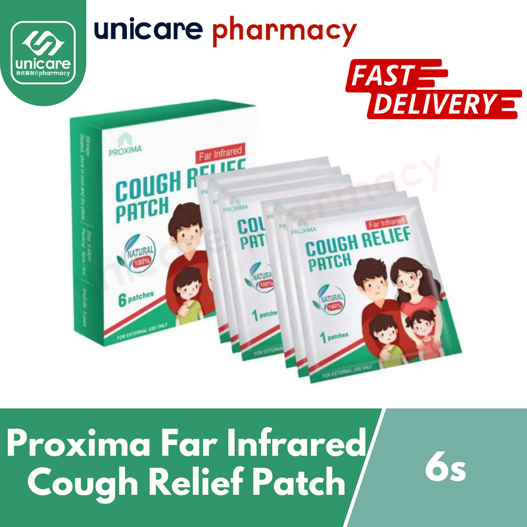 Proxima Far Infrared Cough Relief Patch 6s - to relief symptoms ...