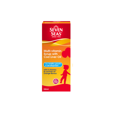 Seven Seas Multivitamin Syrup with Cod Liver Oil 100ml